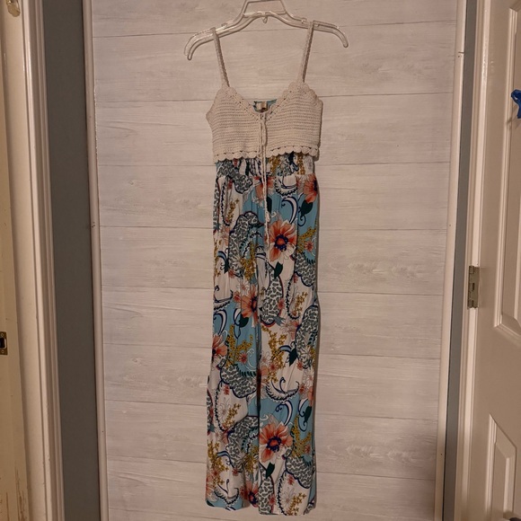 YD New Collection | Dresses | Cream Spaghetti Strap Sundress For Casual ...